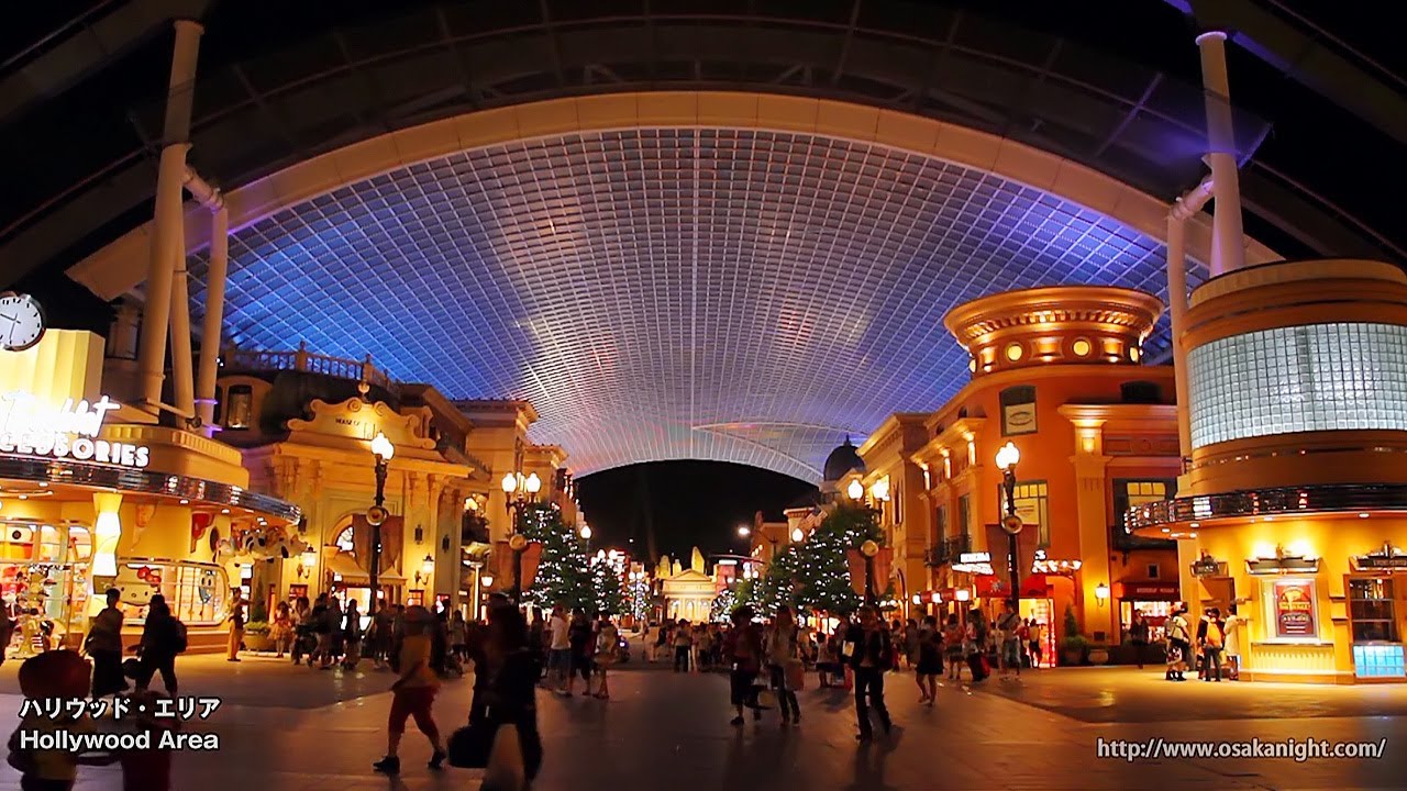 夜景動画 USJ ユニバーサル・スタジオ・ジャパン 大阪 at Night ブログ